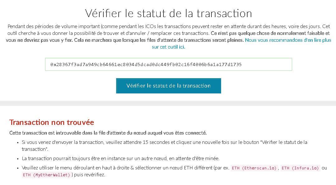Tuto : Comment utiliser MyEtherWallet