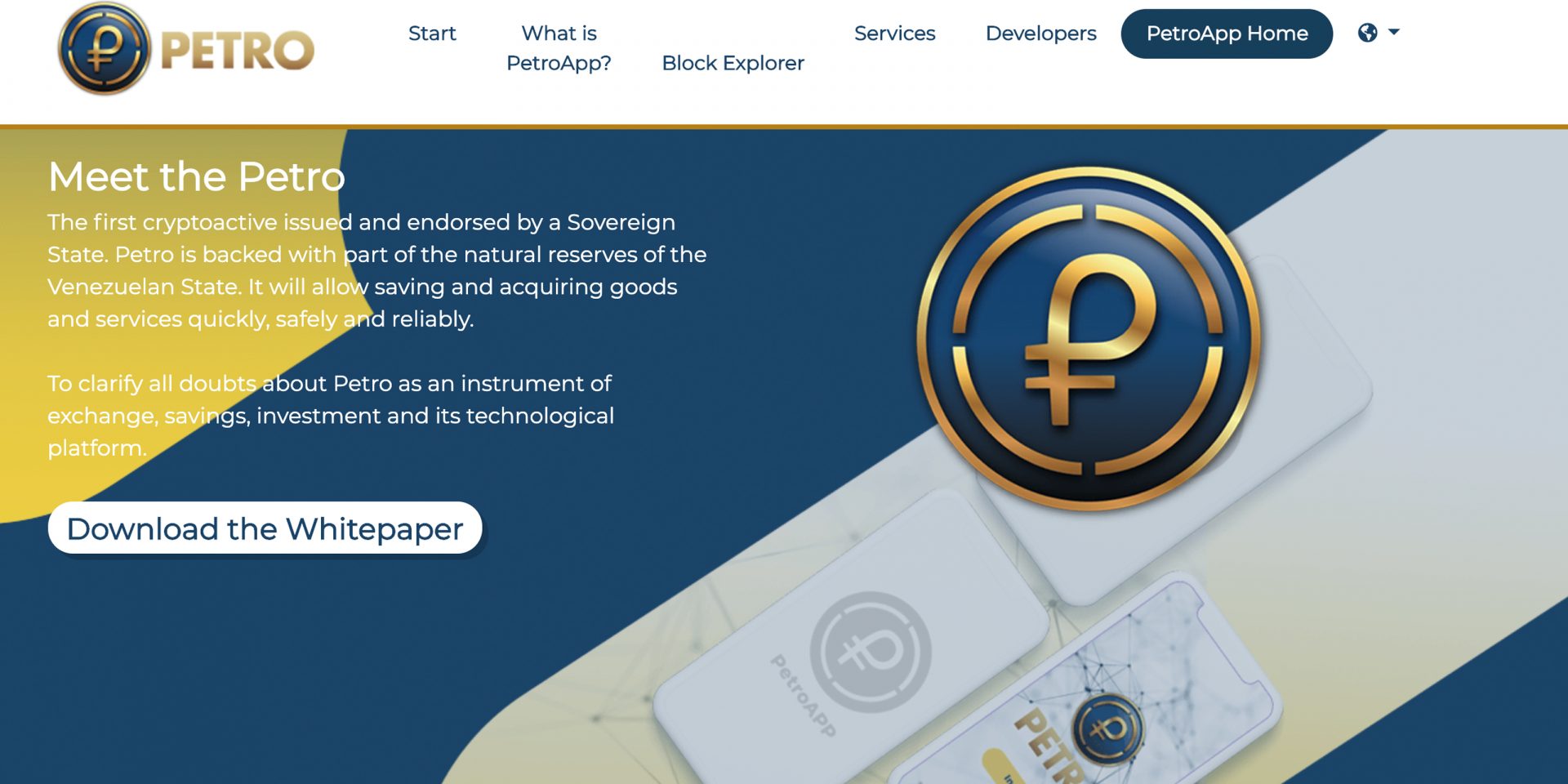 Le Venezuela prévoit un airdrop de Petro à l'échelle nationale