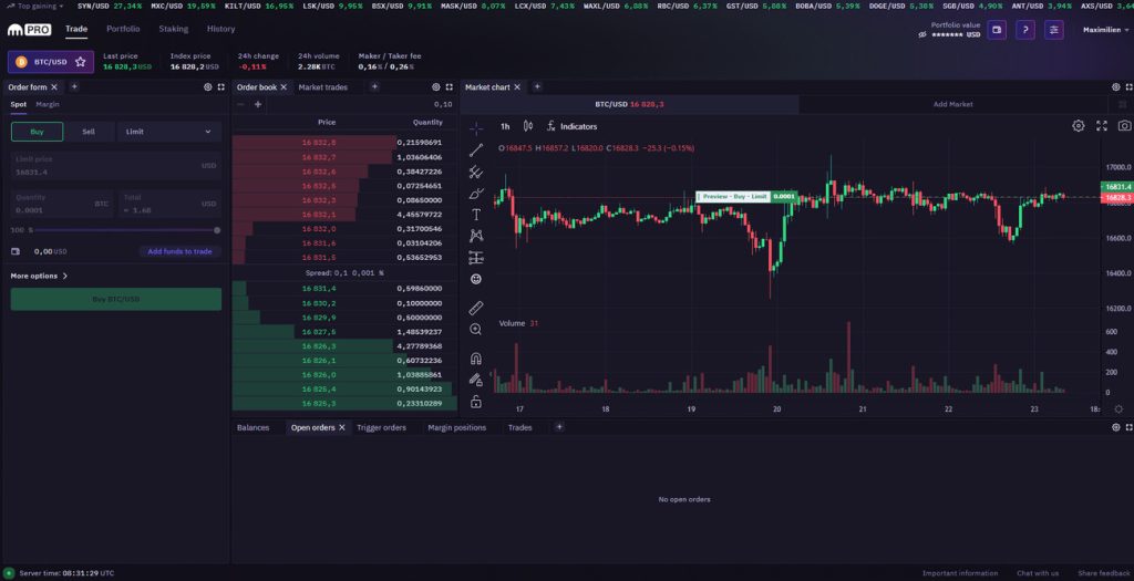 Kraken déploie « Kraken Pro », son outil de trading de cryptomonnaies ...