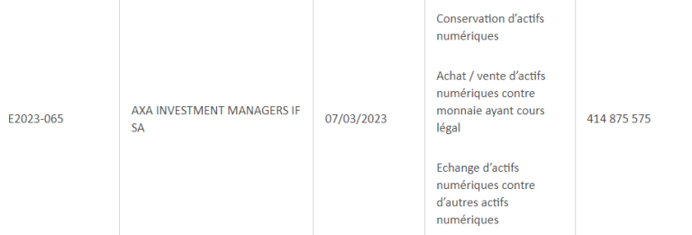 Le géant AXA rejoint les PSAN - Quel impact pour l'écosystème crypto