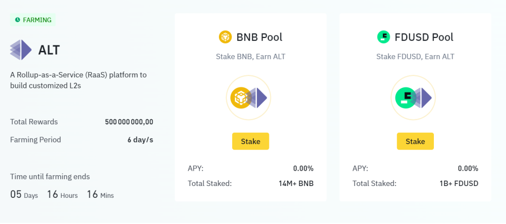 Binance Launchpool : comment participer pour gagner des tokens ALT d ...